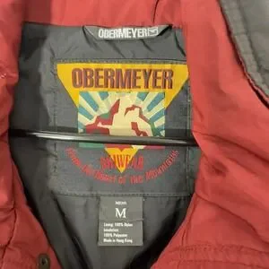 Obermeyer | Jackets & Coats | Vintage Obermeyer Ski Suit Mens M Black ...